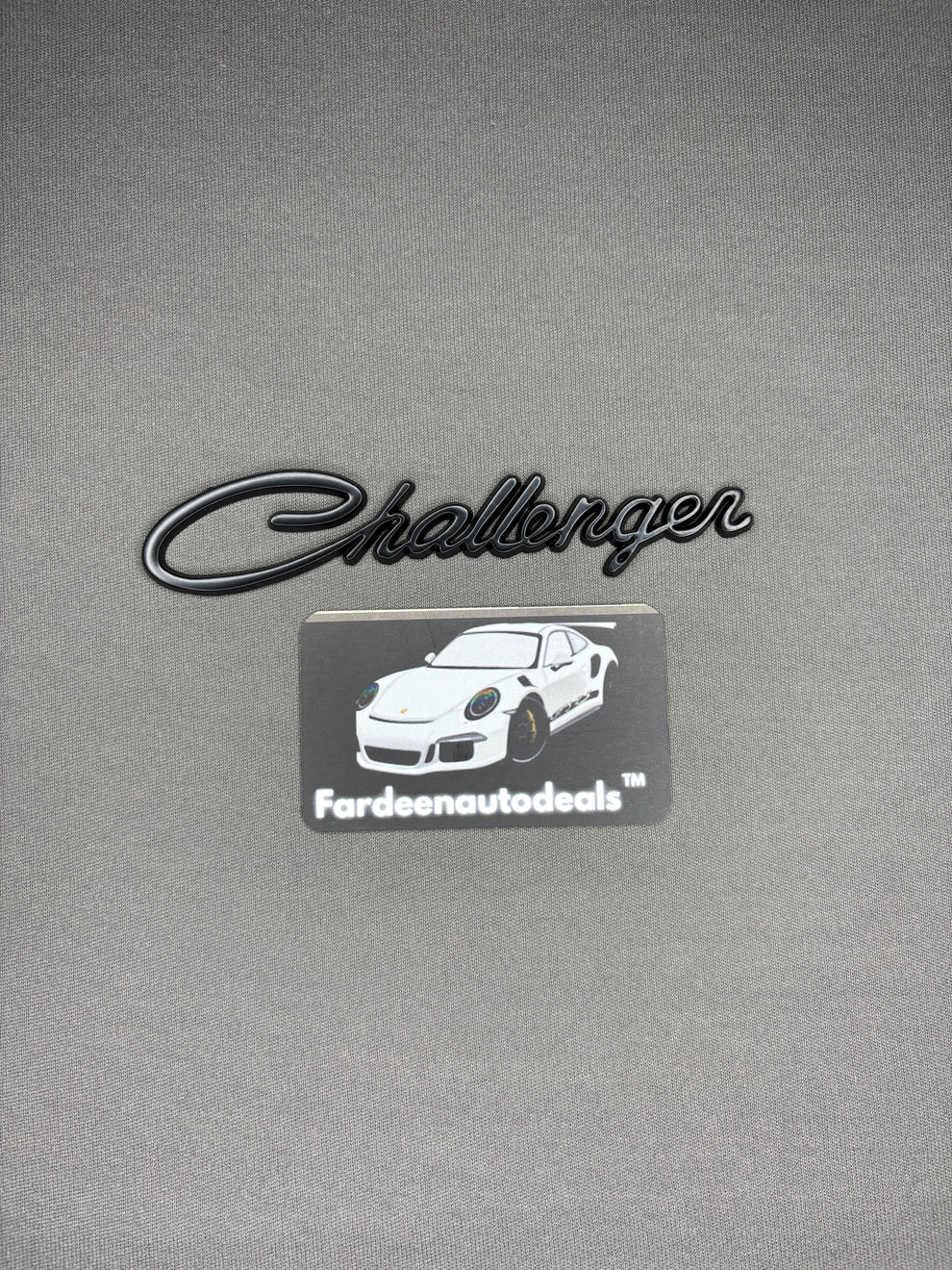Challenger Script Metal Badge Emblem for Car – Premium Gloss Finish Mu ...