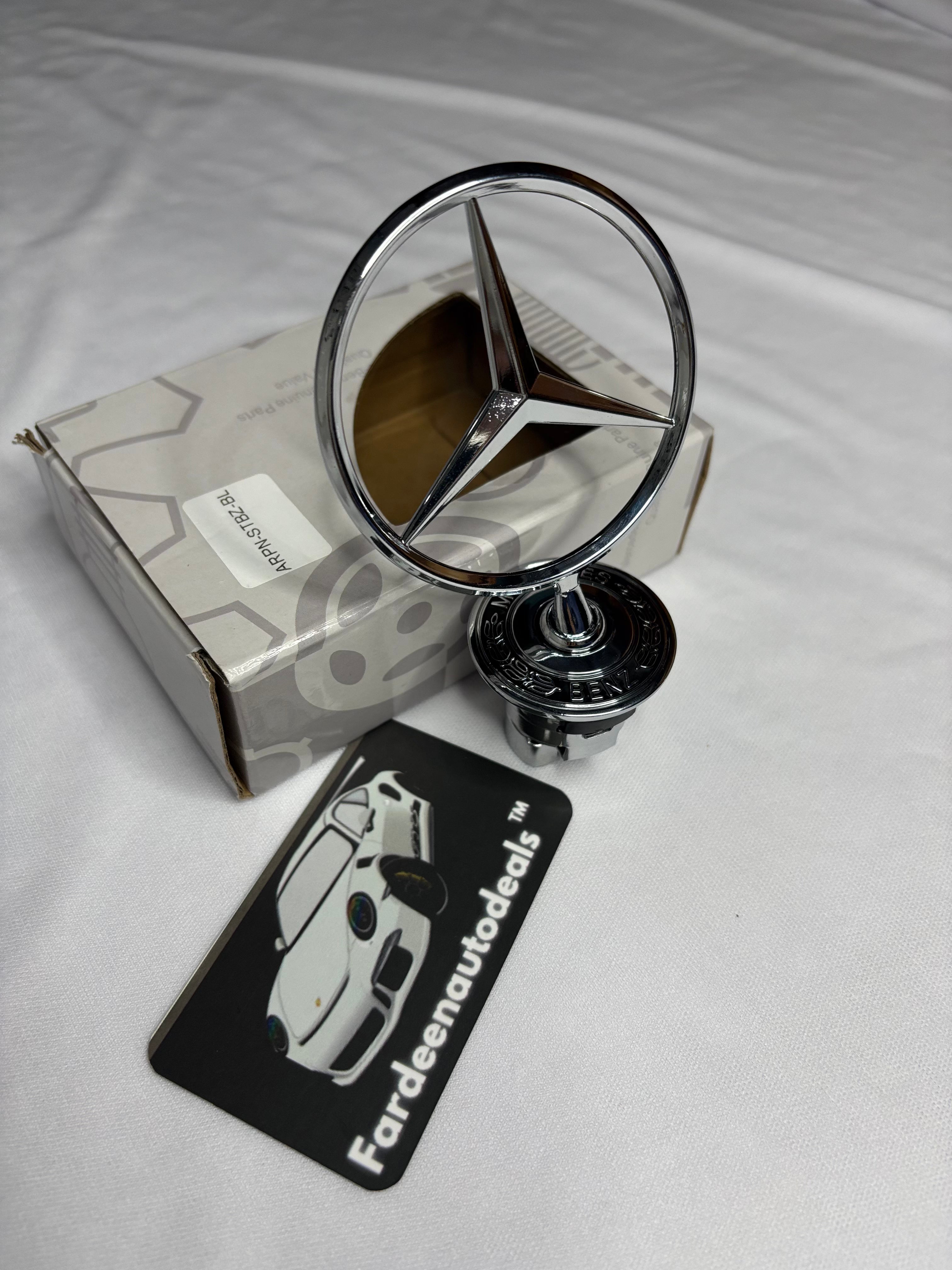Mercedes Front Hood Emblem|Bonnet Star Logo – fardeenautodeals